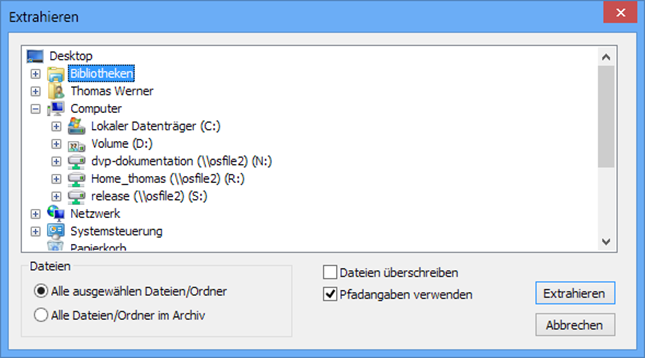 Container-Dokumente erstellen